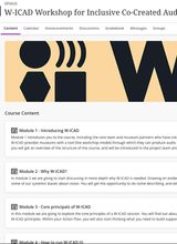 About the Online Course | W-ICAD